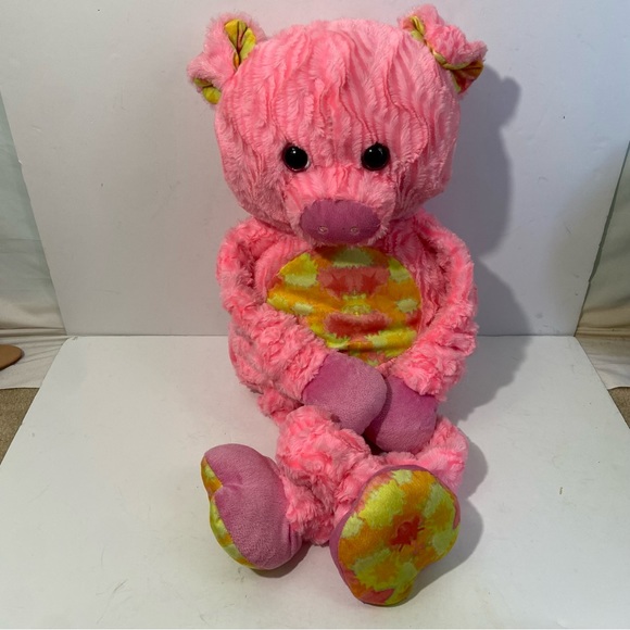 HugFun | Toys | Huge Soft Hugfun Pig Plush Stuffed Animal Stretchy Pink ...